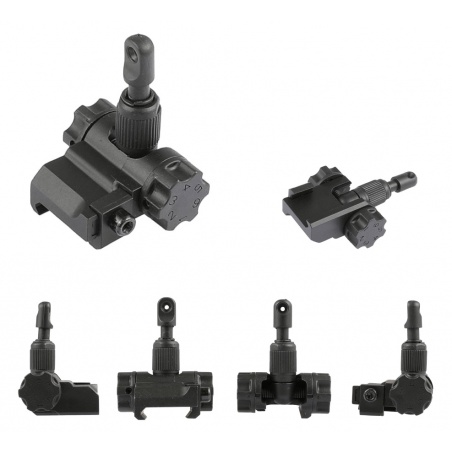 Rear Flip-Up Sight for Scar